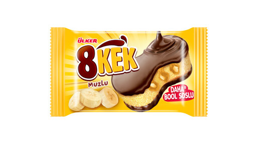 Ülker 8 Kek Muzlu 55 gr | İsteGelsin